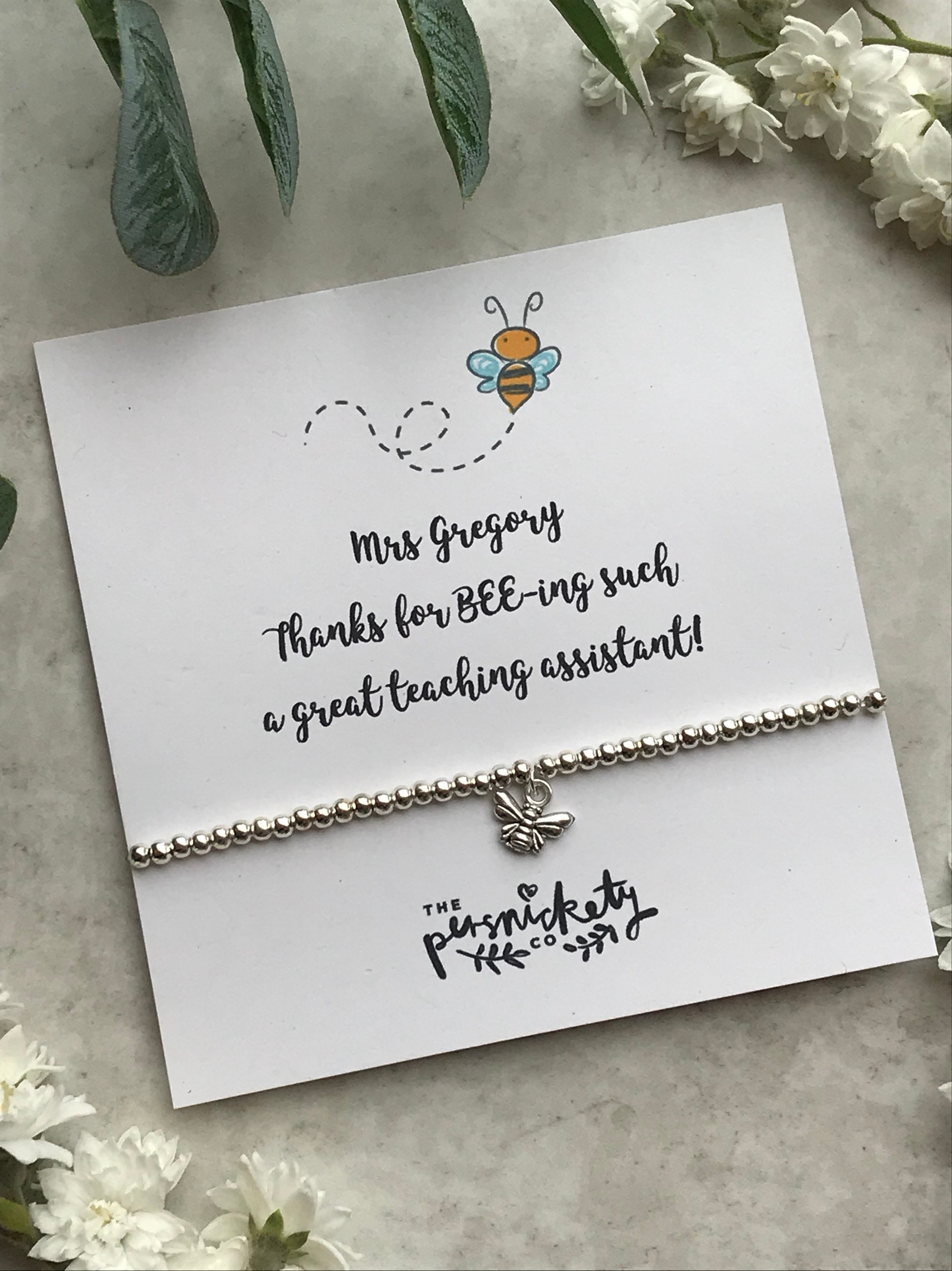 Teacher Gift, Teacher Bracelet, Charm Bracelet, Beaded Charm Bracelet ...