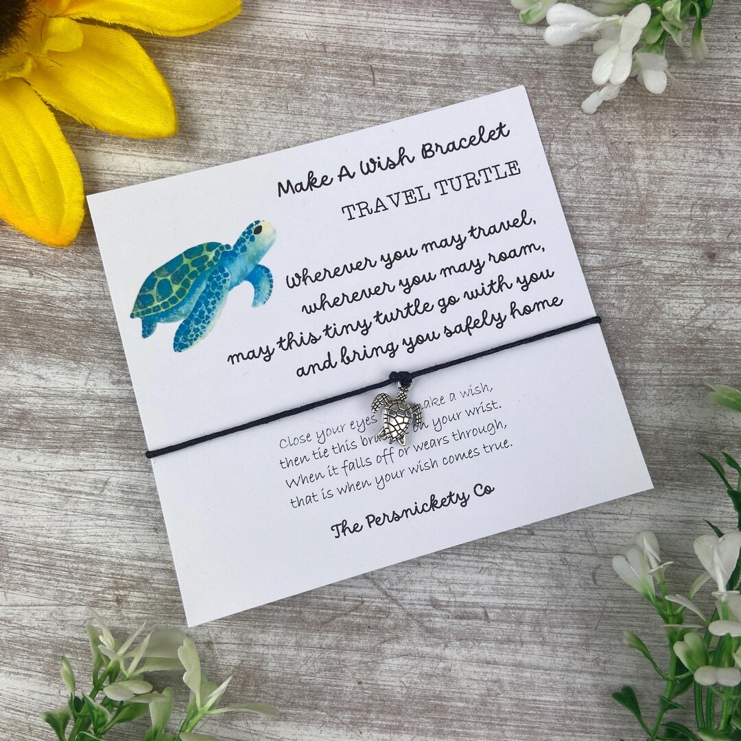 Travel Turtle, Safe Travel, Good Luck Charm, Travelling Gift, Gift for ...