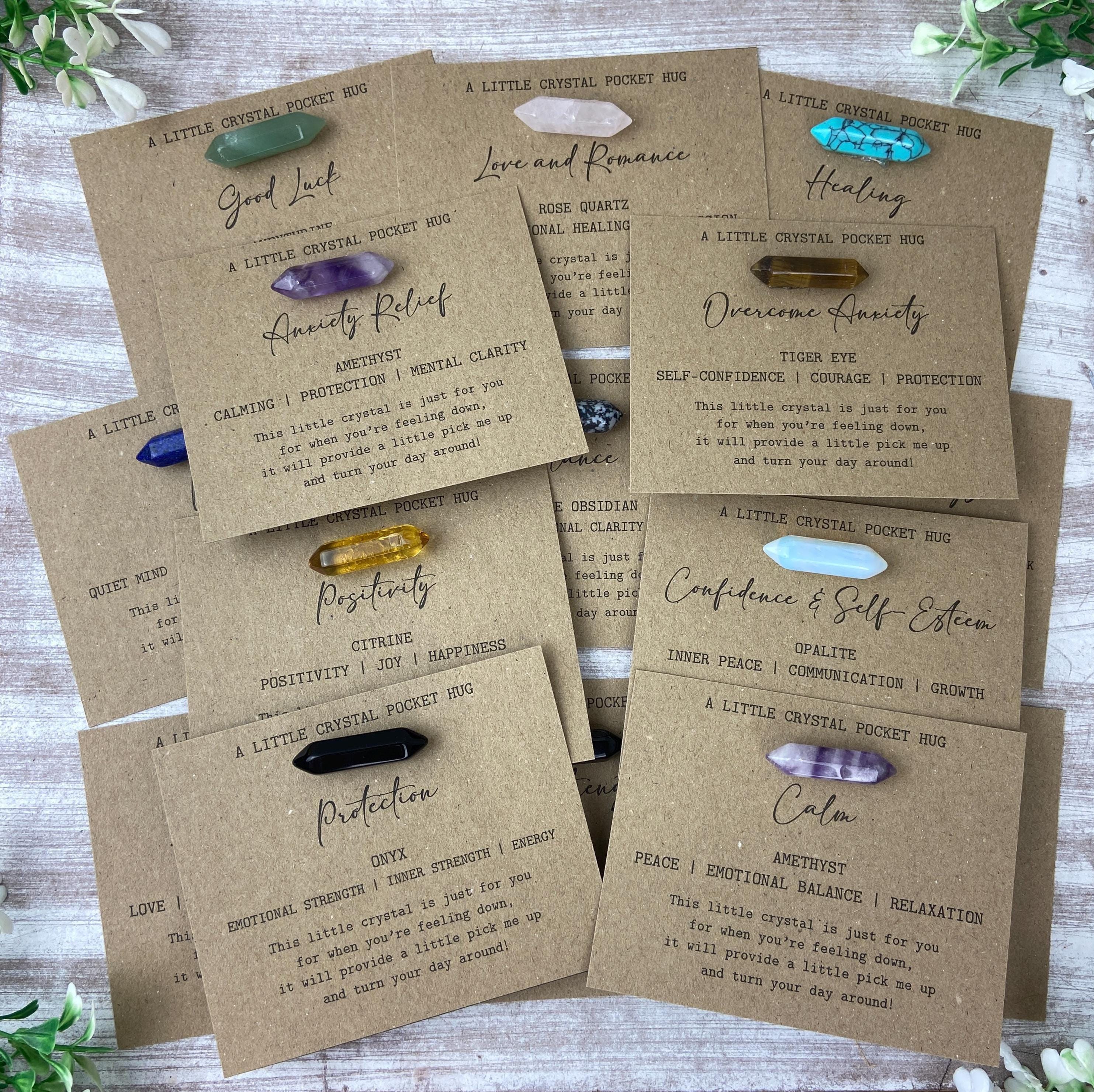 A Little Crystal Pocket Hug – Healing Stone Gift | Comfort Token ...