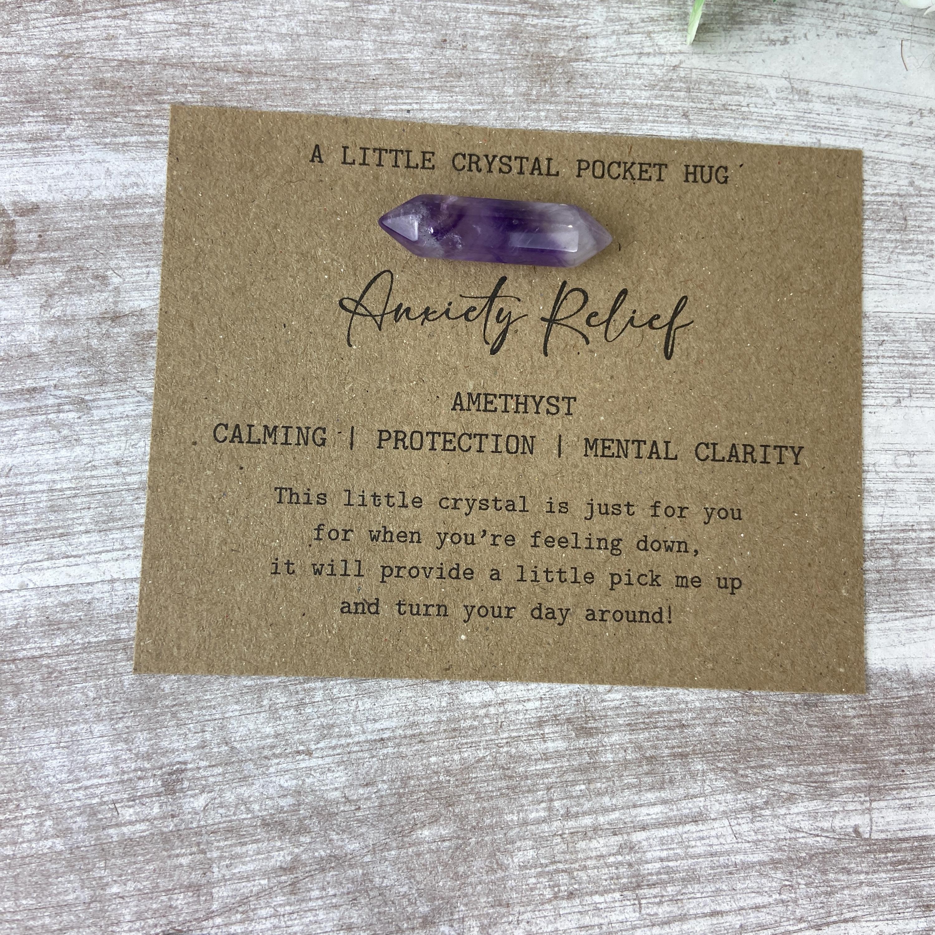 A Little Crystal Pocket Hug – Healing Stone Gift | Comfort Token ...