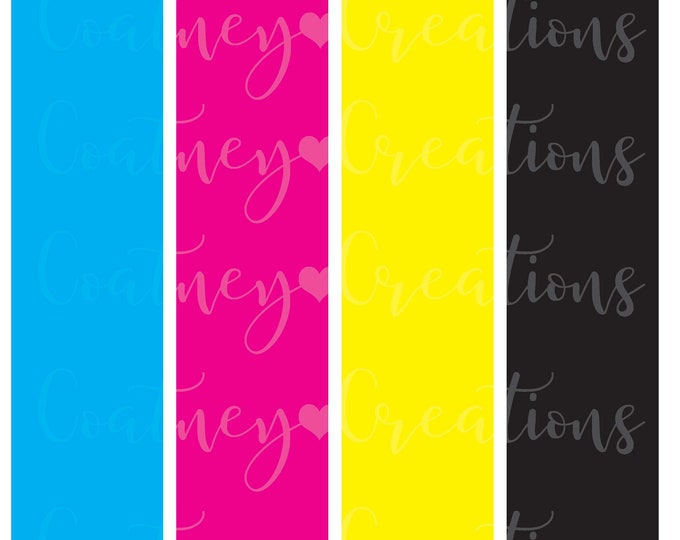 CMYK Printer Purge Files, Instant Download and Print for Help W ...