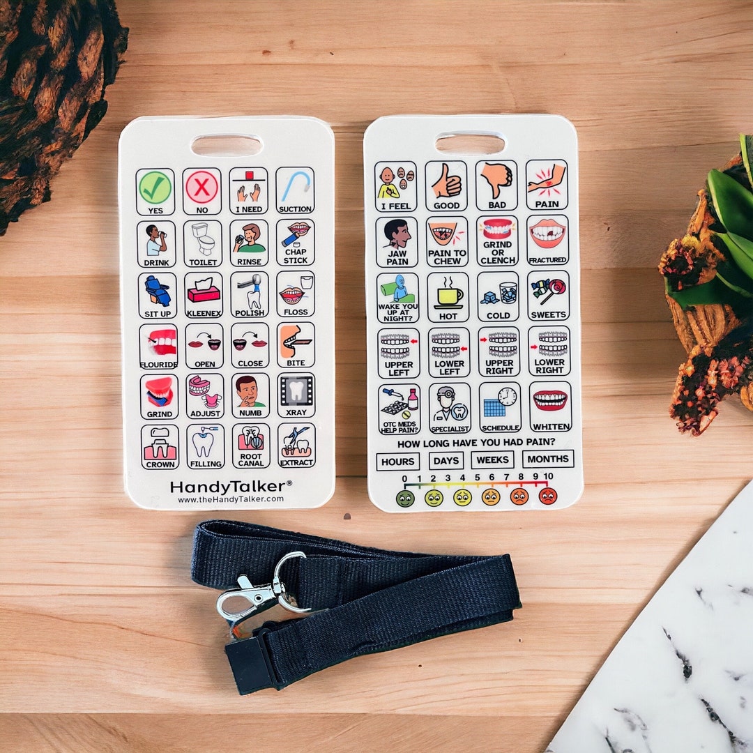 Handytalker® Dentist Communication Board: Non-verbal Aid - Etsy