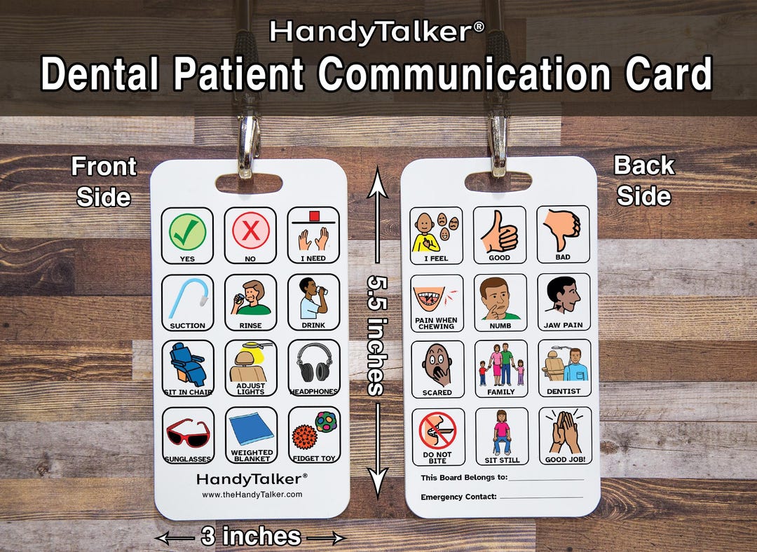 Handytalker® Dental Patient Communication Core Board! Picture ...
