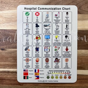 Multilingual Hospital Communication Chart: Patient Care Essentials - Etsy