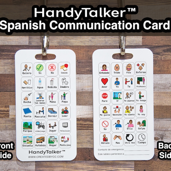 Spanish Communication Board - Etsy