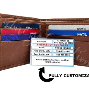 Deaf Awareness Wallet ID Card. Fully Customizable to You! - Etsy