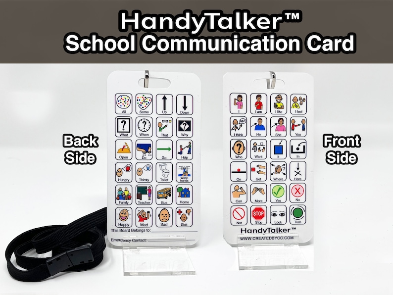 Handytalker™ School Communication Core Board AAC Core Board - Etsy