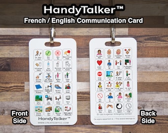 Handytalker™ Dual Language English and Spanish Help Your Non - Etsy