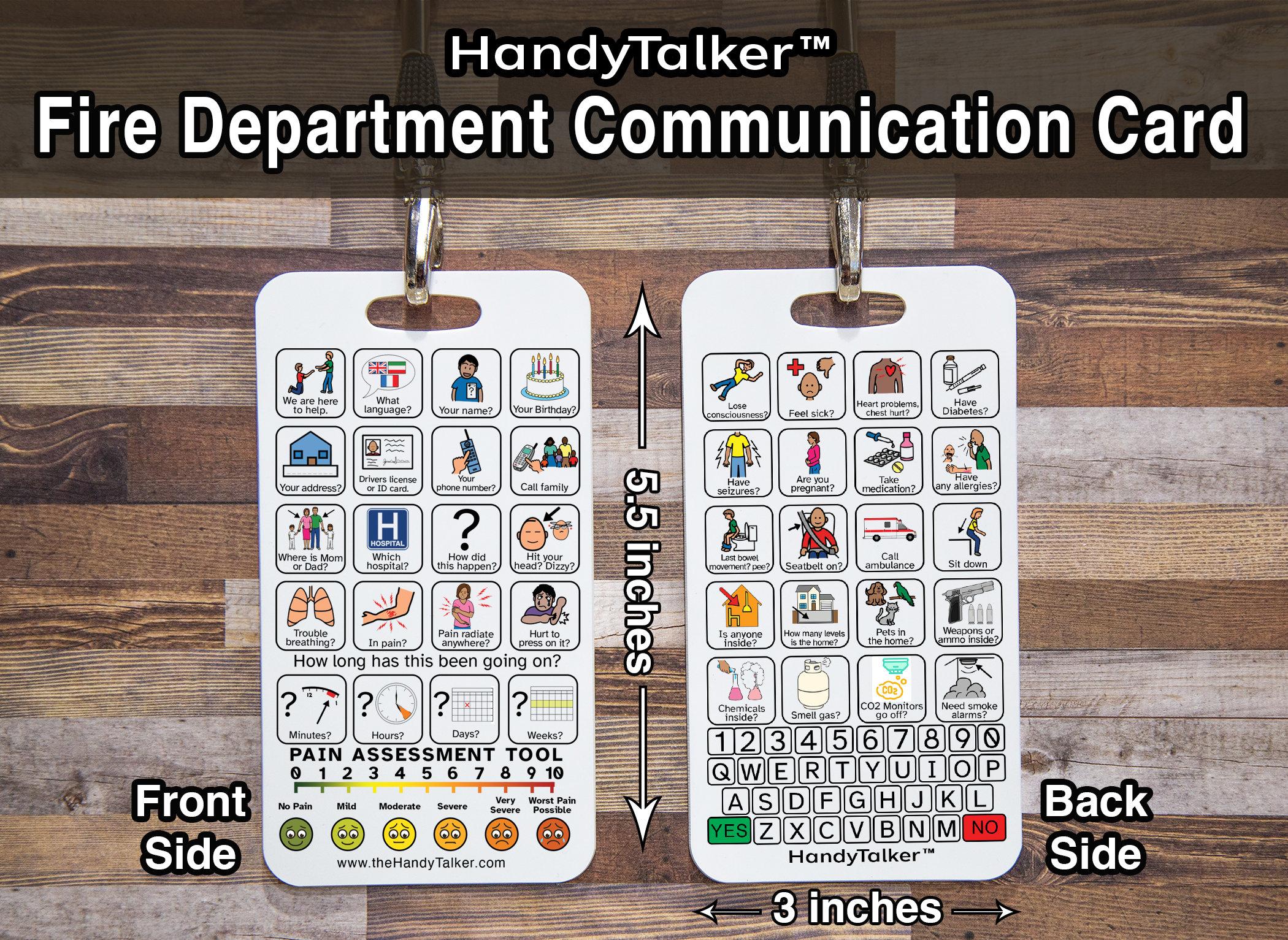 Fire Department Communication Board: Portable AAC Device - Etsy