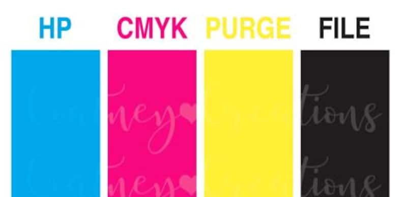 CMYK Printer Purge File: Fix Clogged Heads (digital Download) - Etsy