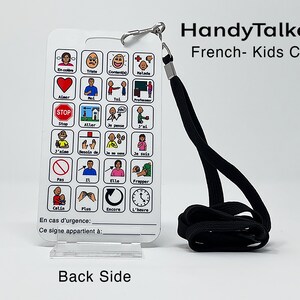 Handytalker® FRENCH- Help Your Non Verbal Kids Communicate in French ...