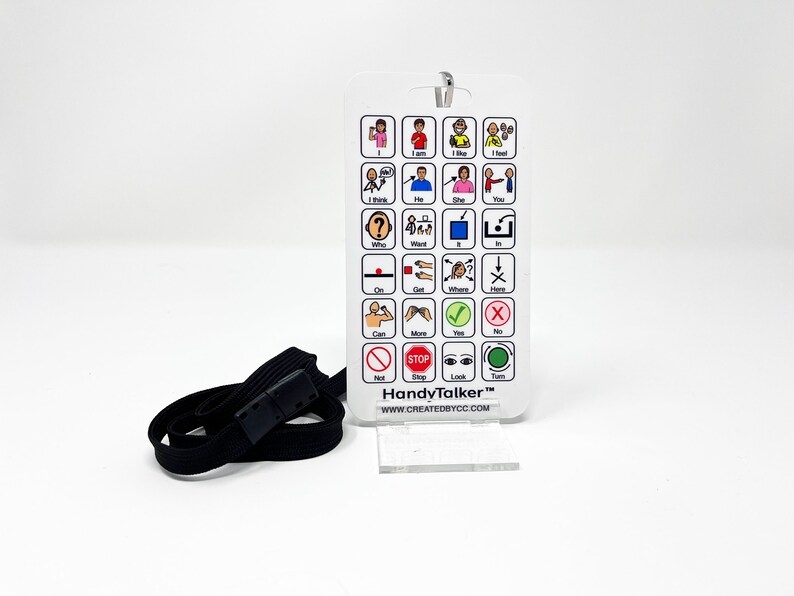 Handytalker School Communication Core Board: Non Verbal AAC Aid - Etsy