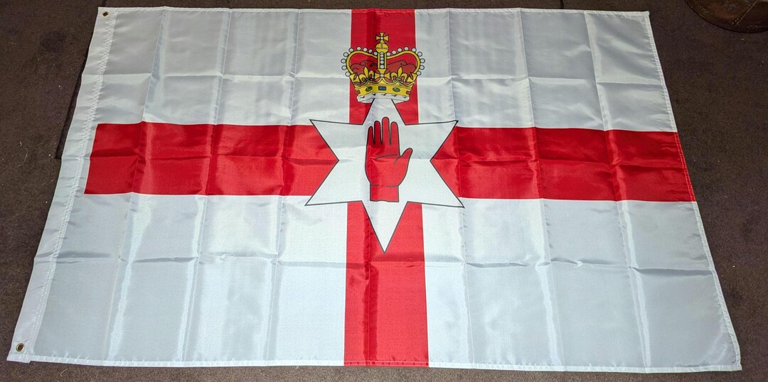 Large Northern Ireland Ulster Unionist Loyalist Polyester Flag (one ...