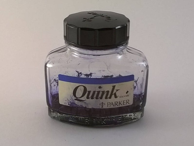 Vintage Parker Royal Blue Super Quink Ink Bottle empty - Etsy