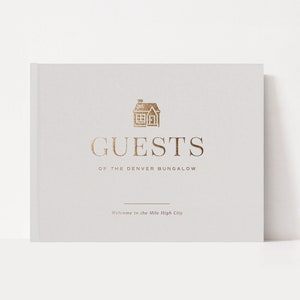 Vacation Rental Guest Book Custom Theme Hotel Sign in Book - Etsy