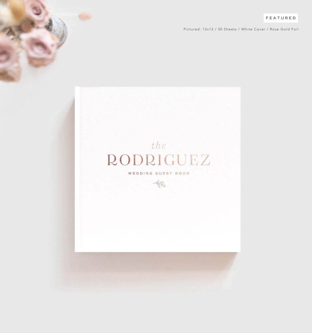 Wedding Guestbook, Neutral Guest Book, Wedding Album, Minimalist ...
