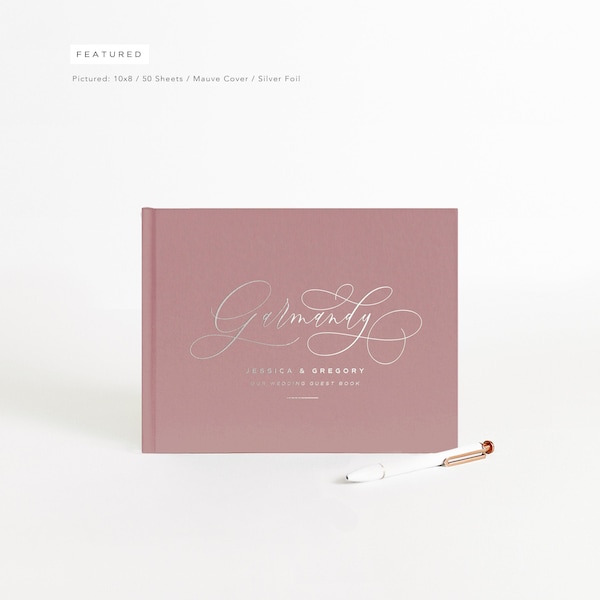 Pink Guest Book - Etsy