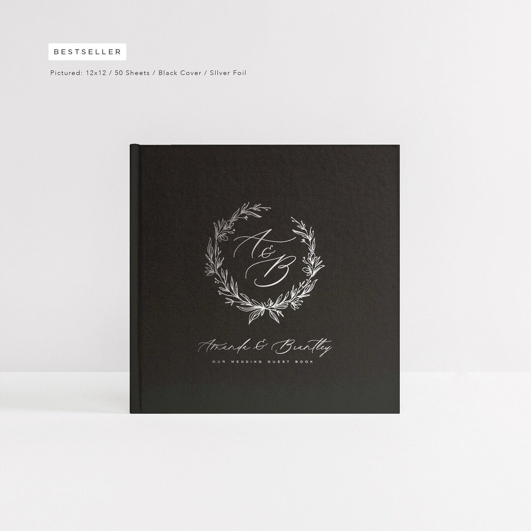 Wedding Guest Book | Personalized Wedding Sign in Album | Wedding ...