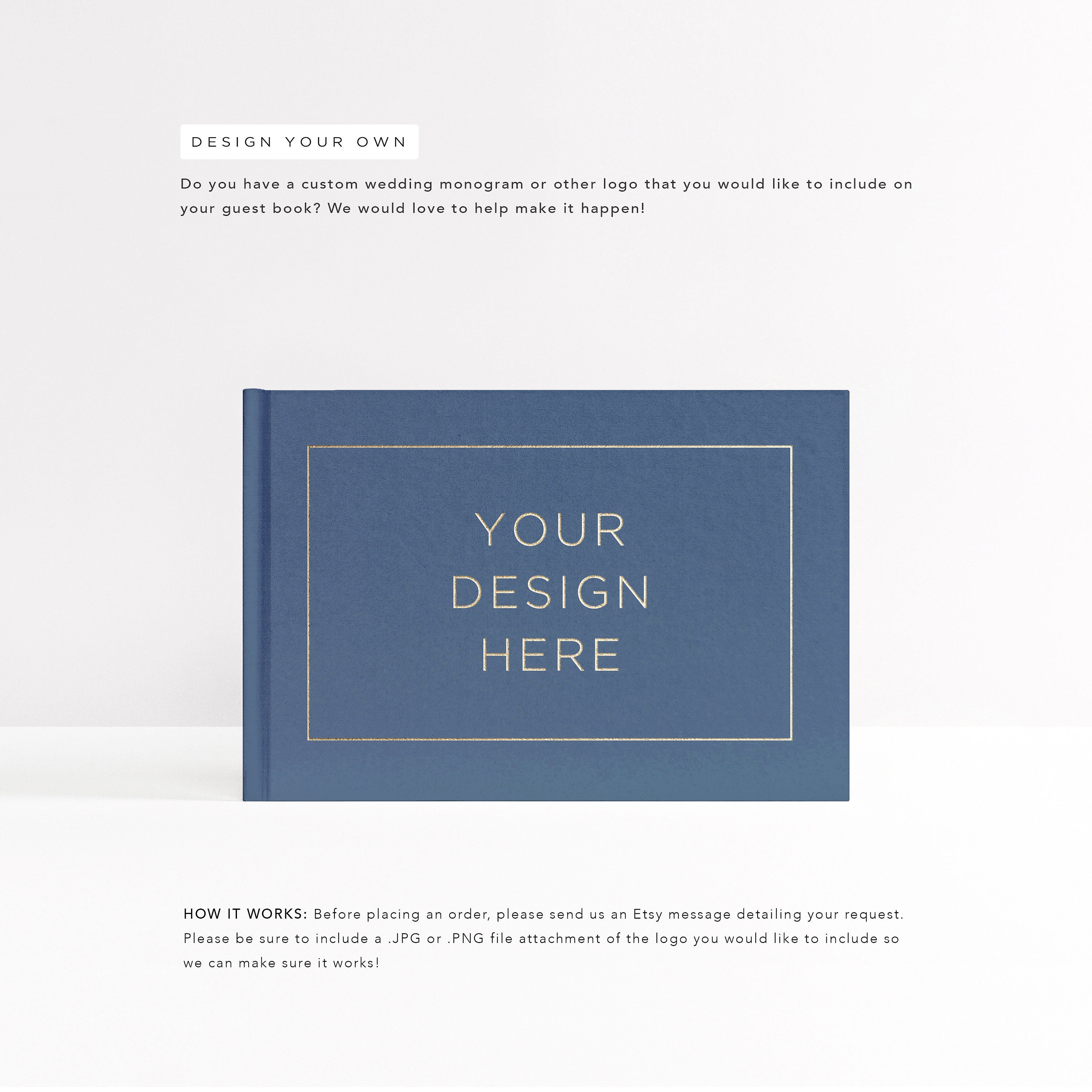 Custom Guest Book Business Logo Custom Wedding Logo and | Etsy