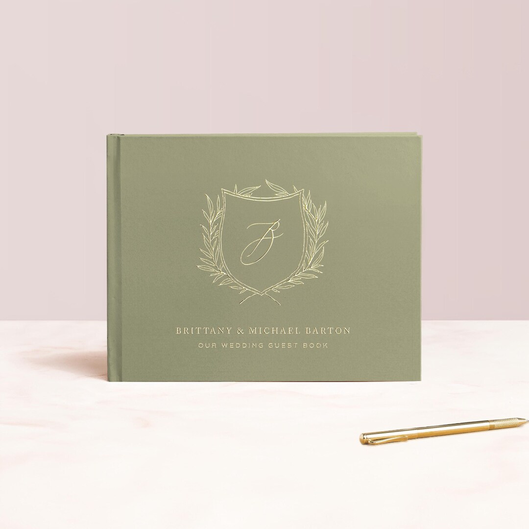 Wedding Guest Book | Personalized Wedding Sign in Album | Photo Booth ...