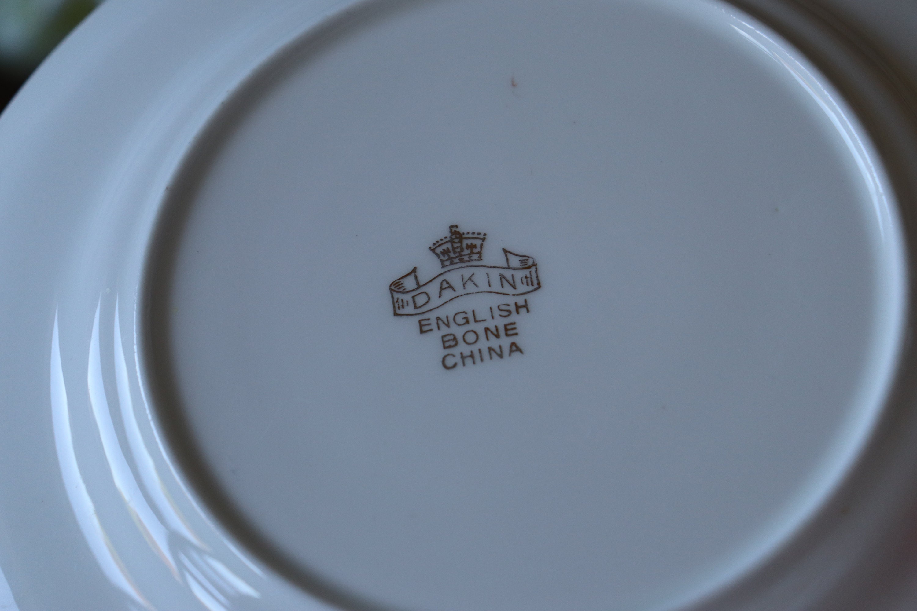 Vintage 1950's Dakin Bone China Trio Teacup Saucer Tea | Etsy