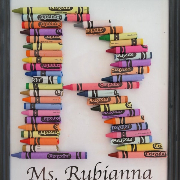 Crayon Picture Frame - Etsy