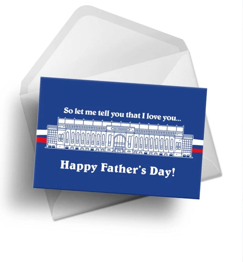Ibroxonia Father's Day Card - Rangers FC - Etsy UK