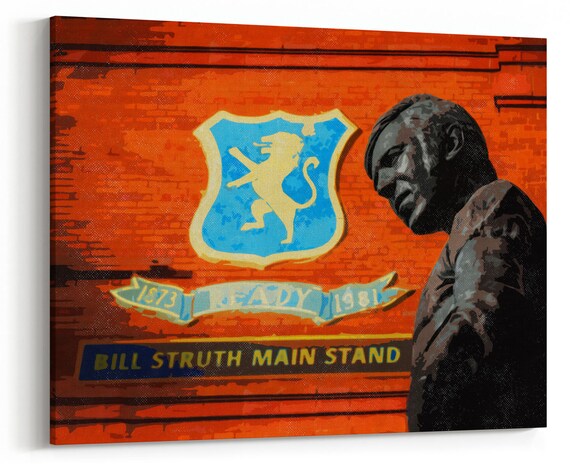Ibrox Stadium Bill Struth Main Stand John Greig Glasgow - Etsy UK