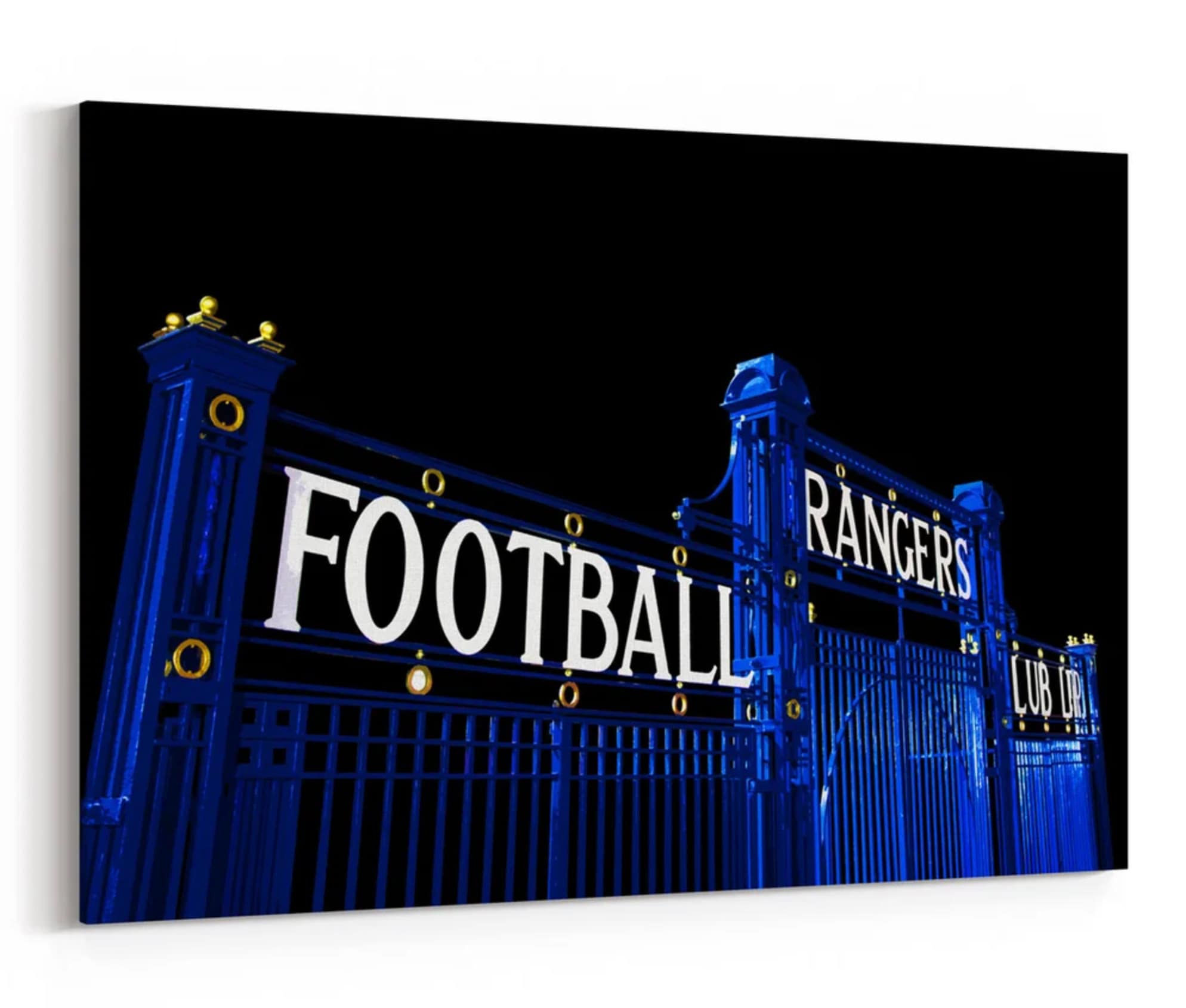 The Blue Gates of Ibrox Stadium - Glasgow Rangers - - Etsy UK