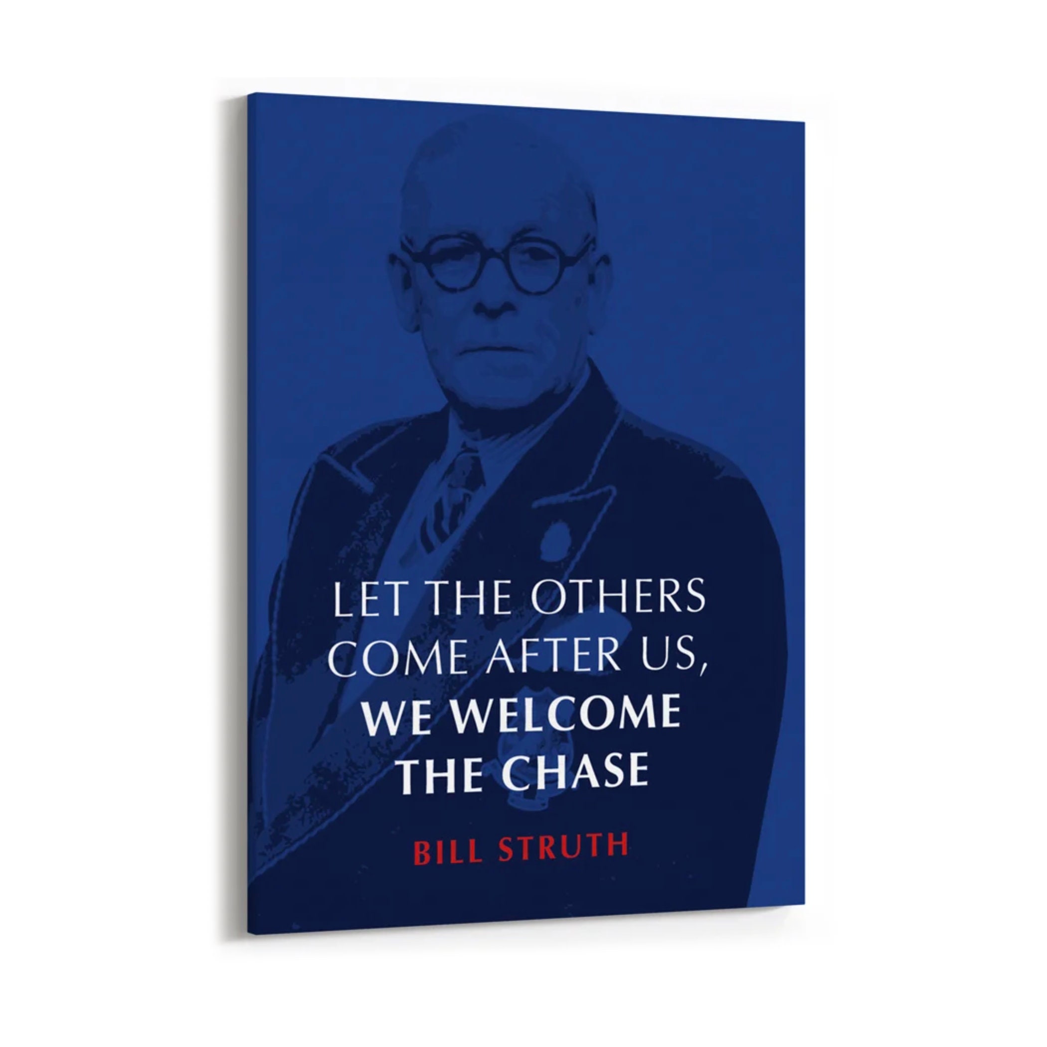 Bill Struth We Welcome the Chase _glasgow Rangers - Etsy UK