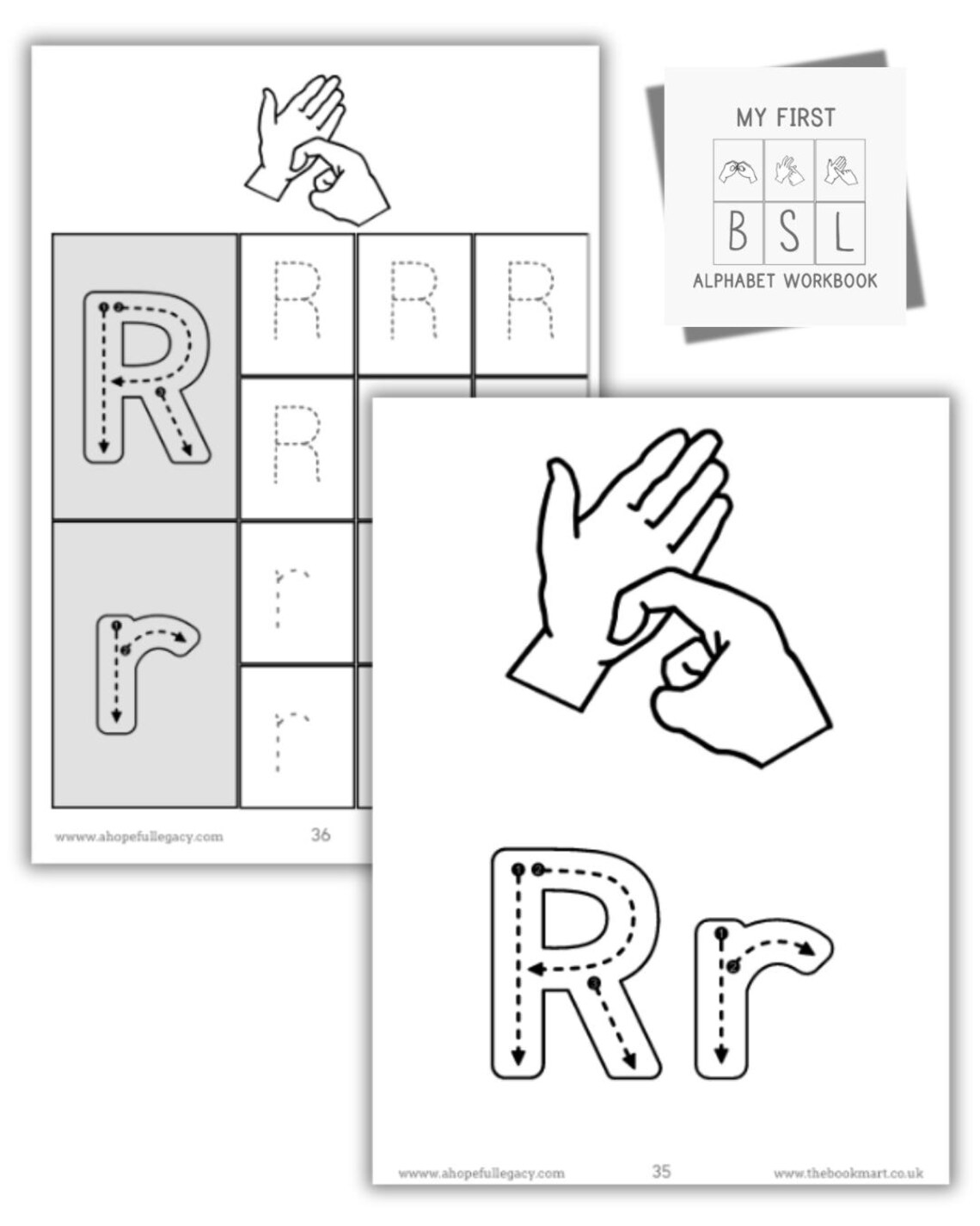 British Sign Language Activity Book | Sign Language Workbook | BSL ...
