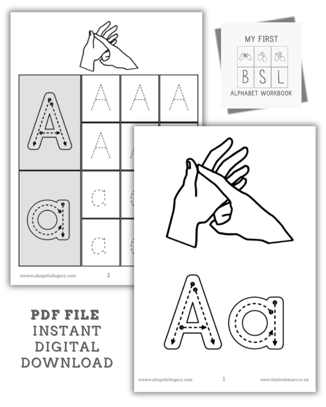 British Sign Language Activity Book | Sign Language Workbook | BSL ...