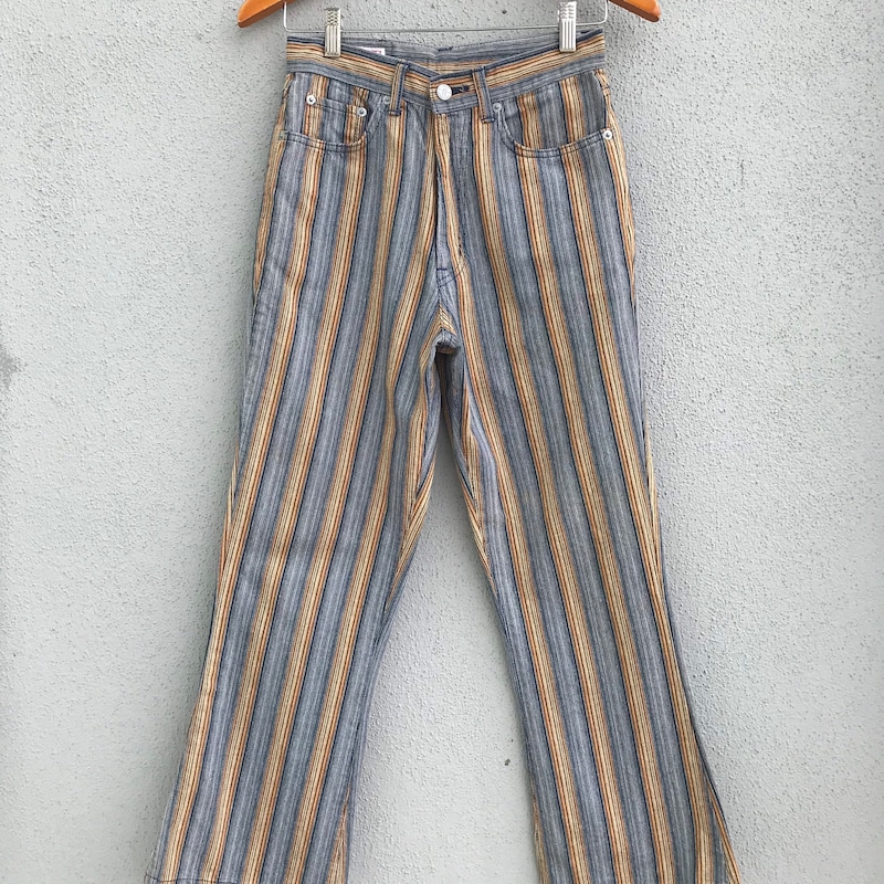 Striped Jeans - Etsy