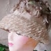 Vintage Pale Mauve Lamp Shade-style Hat With Lavender Silk Flowers - Etsy