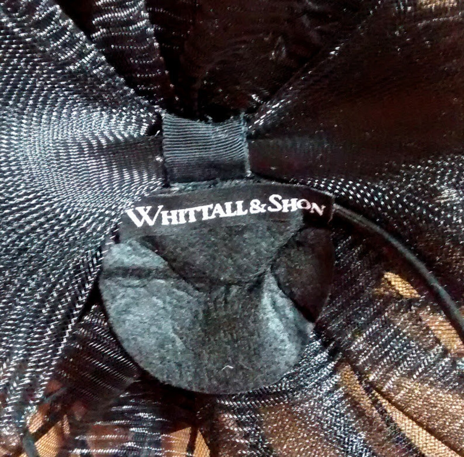 Whittall & Shon Fascinator / Black and White Headband Fascinator / Hair ...