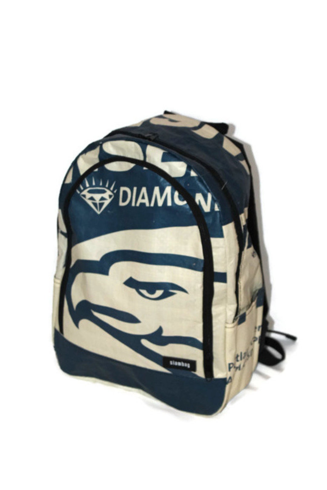 Backpack Recycling Bag Eco 43x29x14 Cm Recycled Upcycling Travel Bag ...