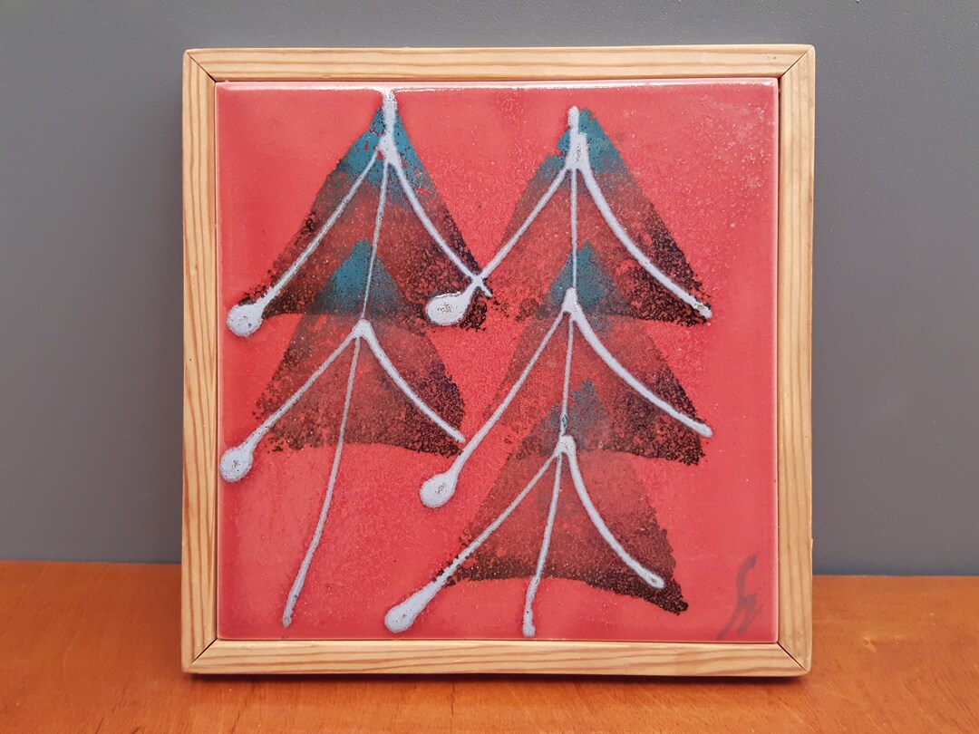 Signe Boesen Northroup - 1960s Ceramic Wall Tile / Trivet - Denmark ...