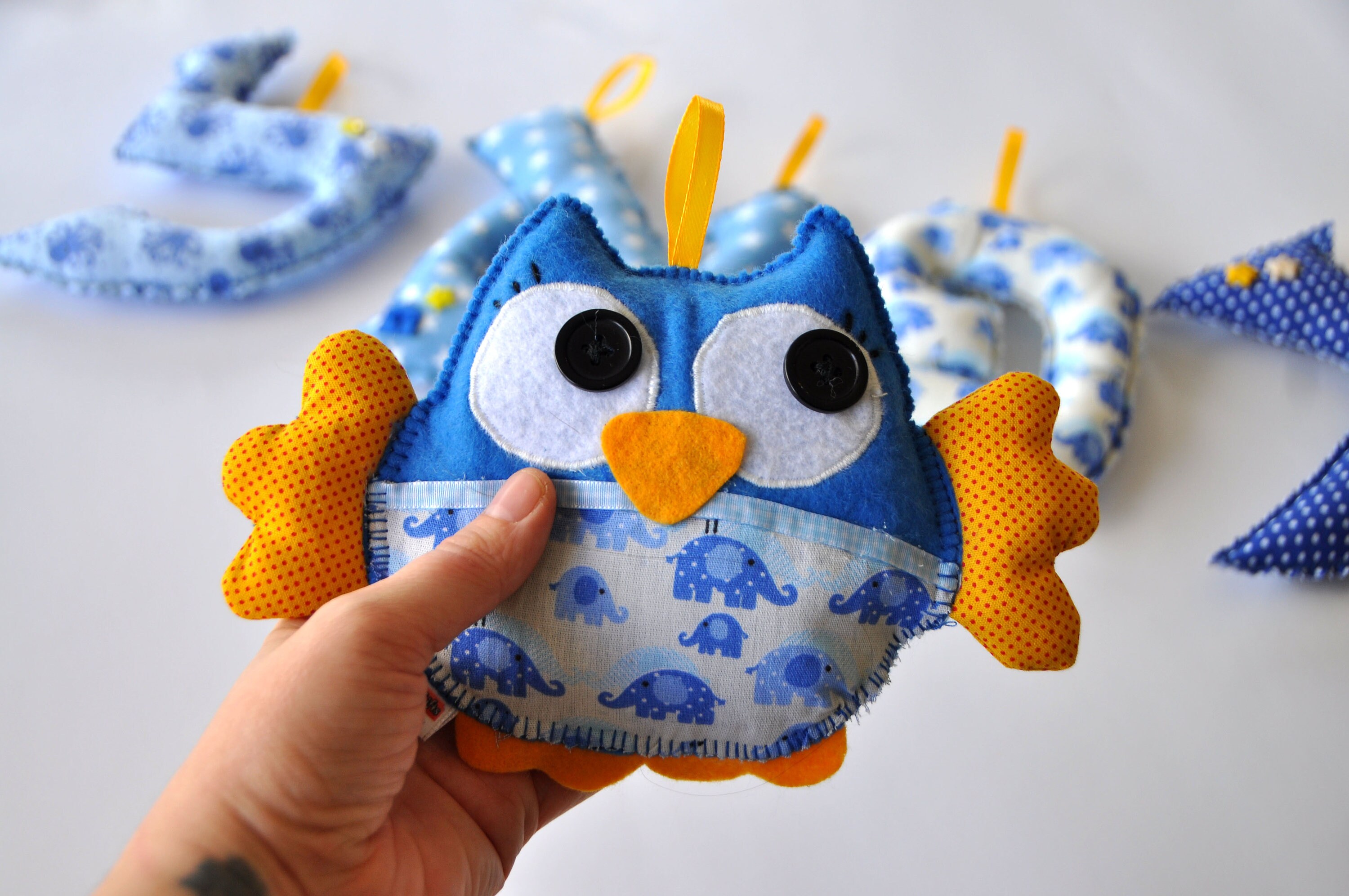 7 Fabric Letter Name Banner,hanging Fabric Letters,baby Name Fabric ...