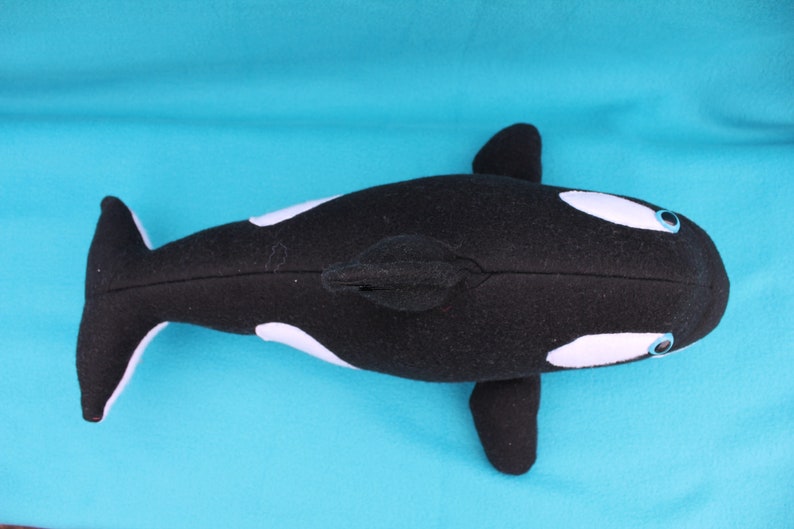 Stuffed Orca Killer Whale Fleece Stuffed Animal - Etsy
