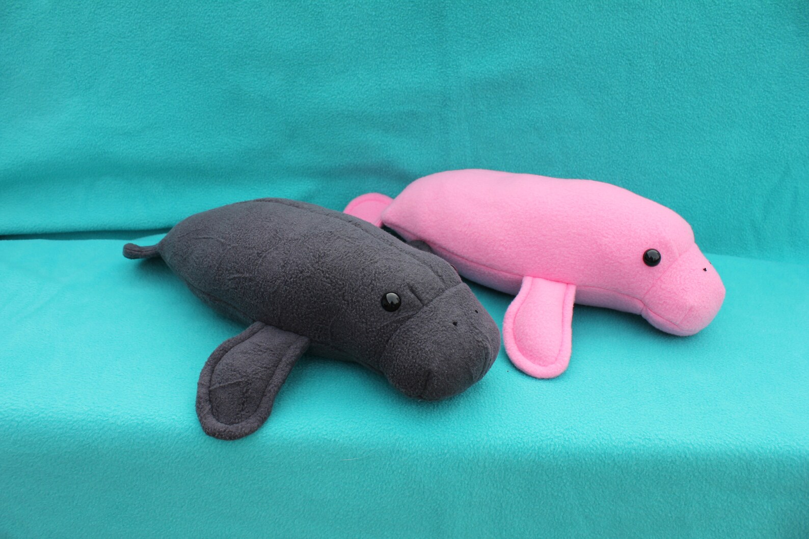 Stuffed Manatee Fleece Stuffed Animal Sea Cow Dugong - Etsy