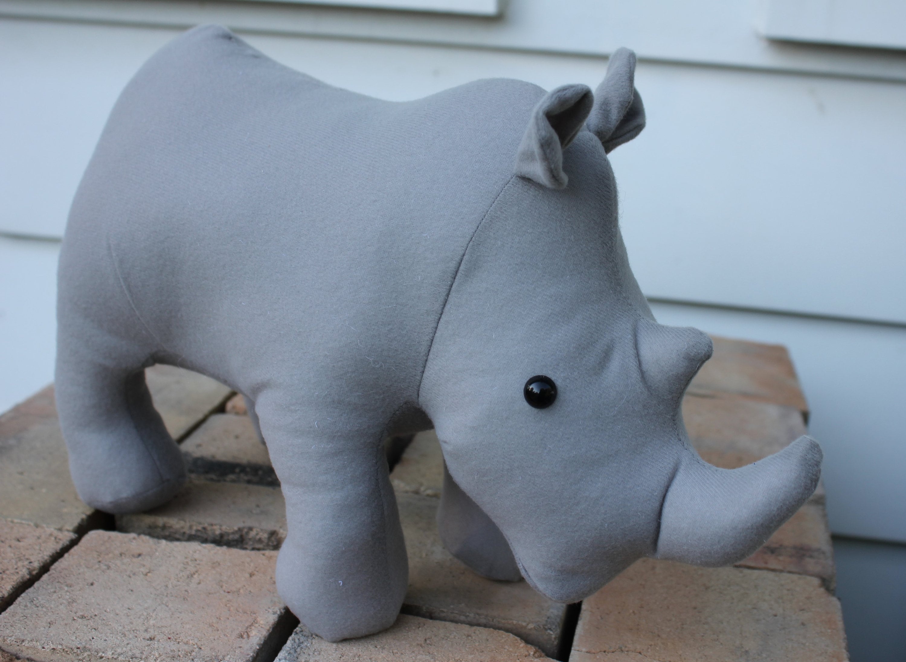 Stuffed Rhino Plush Stuffed Animal - Etsy
