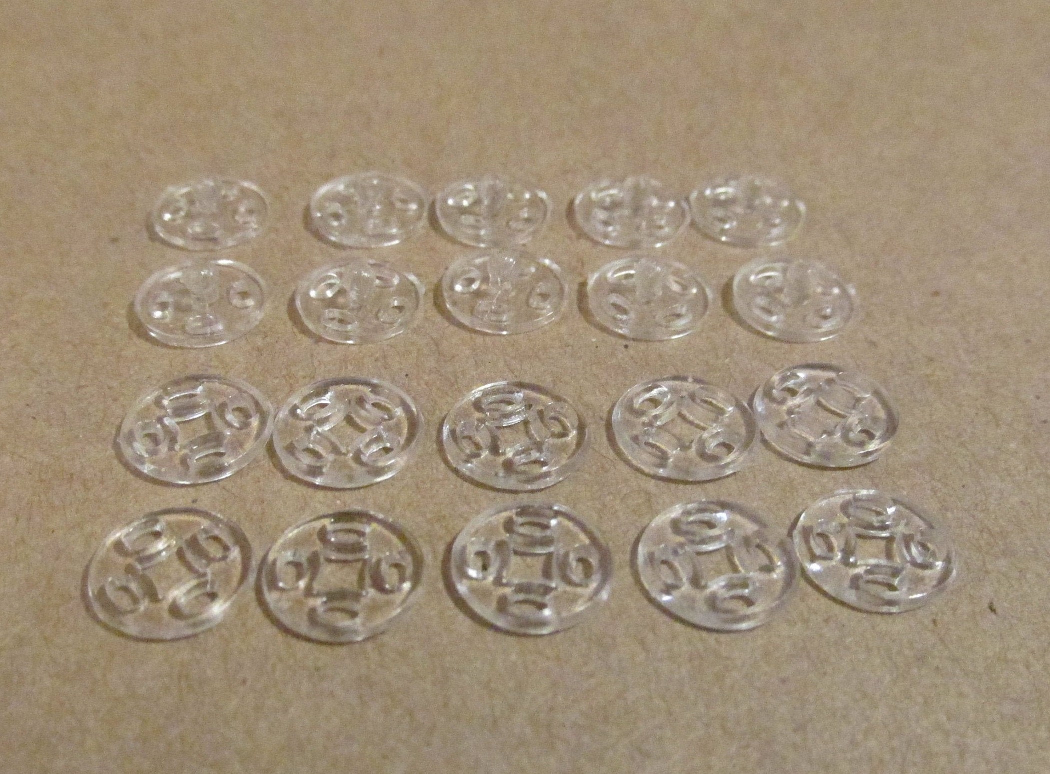 Plastic Snap Fasteners Clear Black or White 10 Sets NEW | Etsy