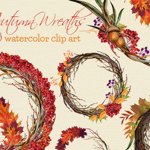 Fall Clipart Bundle, Autumn Clipart Bundle,, Fall Leaves Clipart, Fall ...