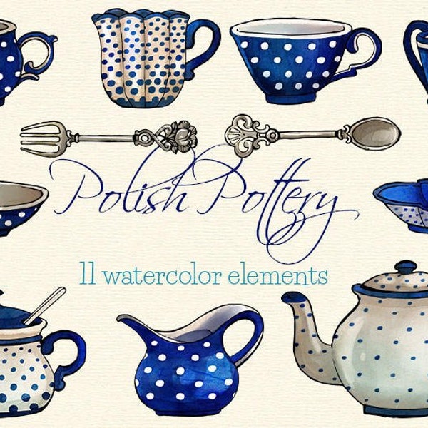 Polka Dot Tea Cups - Etsy