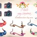 Watercolor Camera Clipart, Hand-painted Boho Camera Illustrations - Etsy