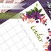 Undated Printable Calendars All Months With Watercolor Illustrations - Etsy