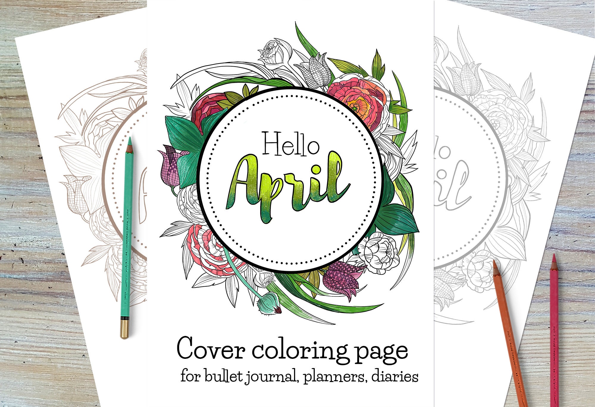 Bullet Journal Coloring Pages