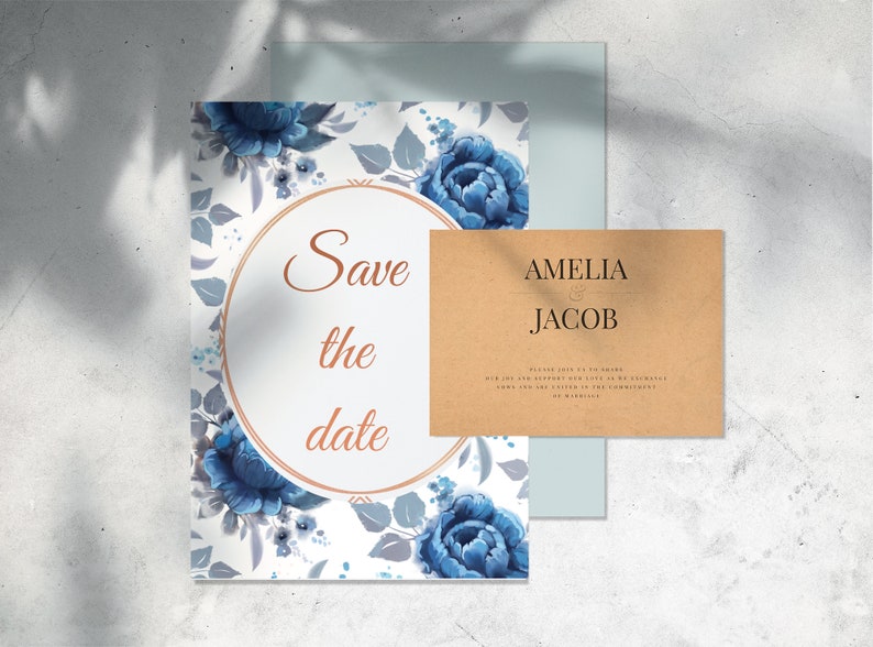 Delft Blue Roses Pattern seamless digital designs | Etsy