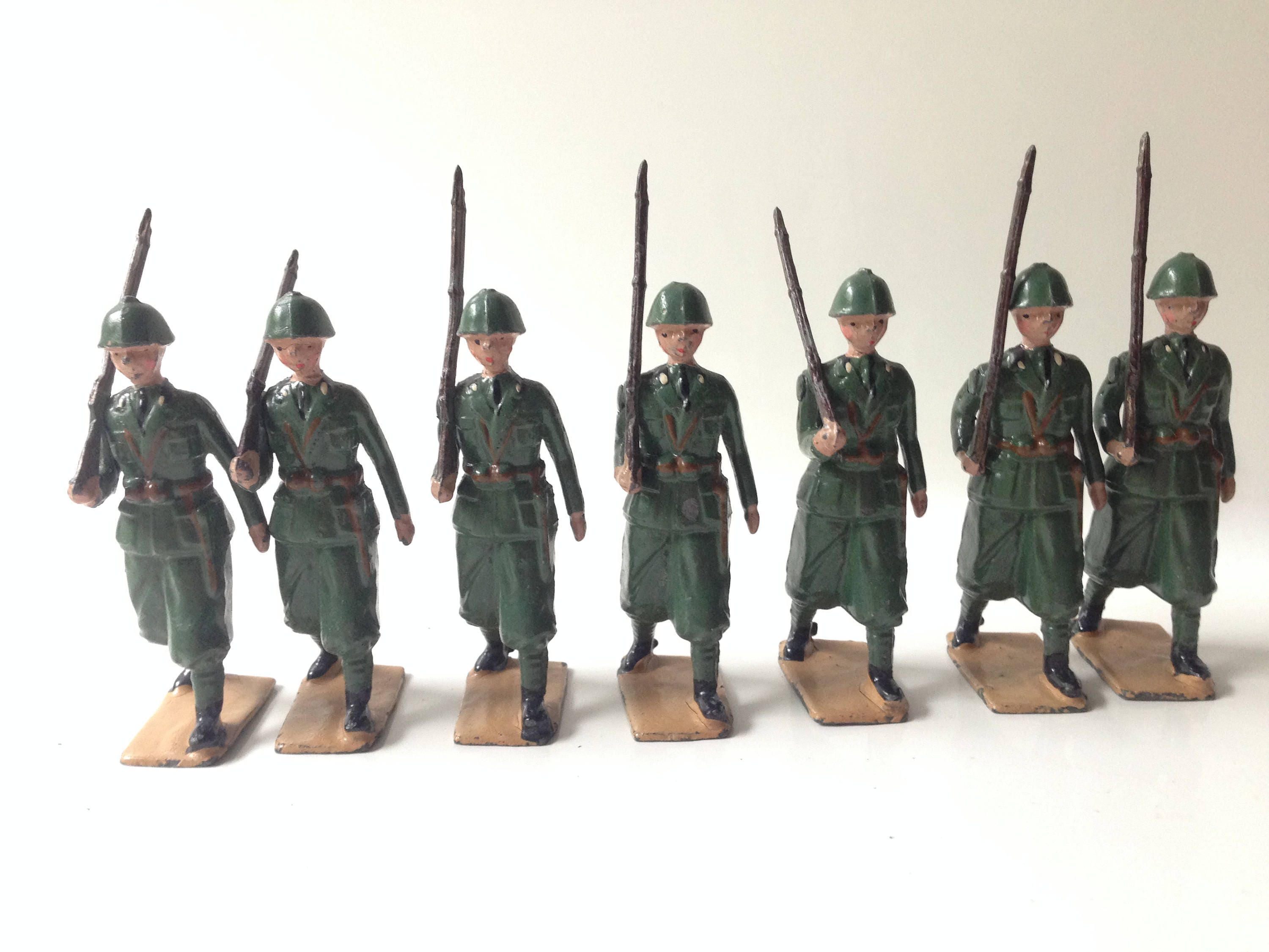 Vintage Britainslead Toy Soldiers Set 1435 Italian Infantry - Etsy