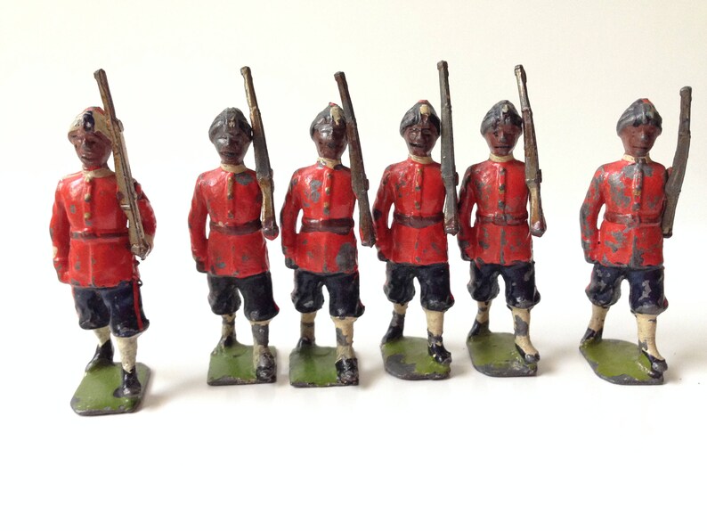 Vintage Britains Toy Soldiers Set 67 Madras Native Infantry | Etsy